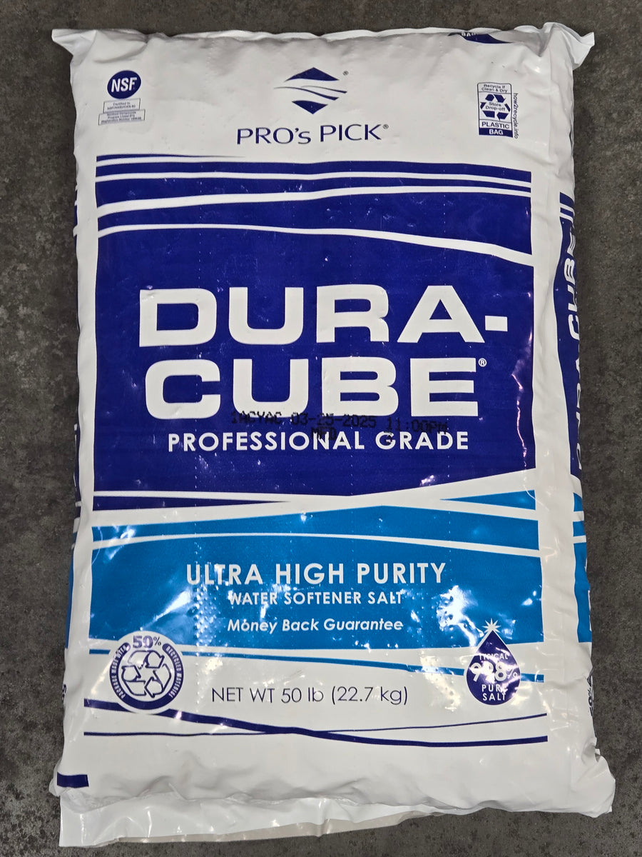 50 lb Dura-Cube Regular Softener and Safety Salt – Pettigrew-Online